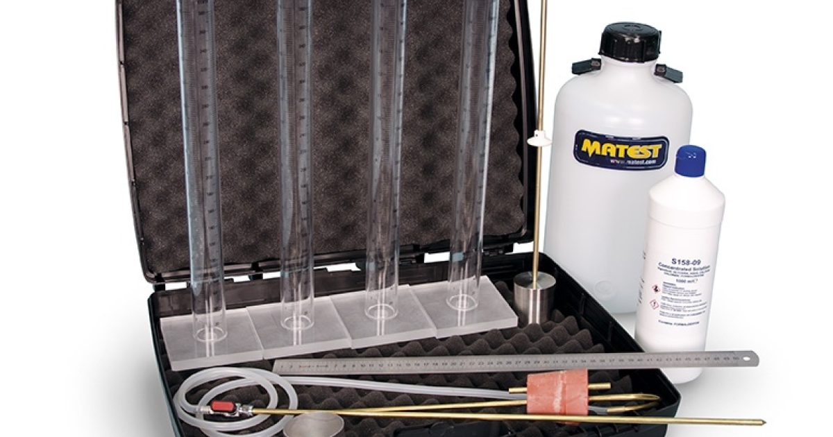 Basic sand equivalent test set - ASTM | MacBen