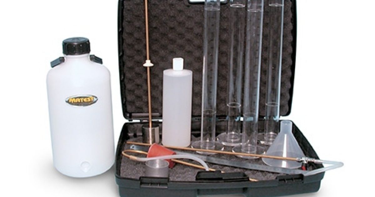 Basic sand equivalent test set - EN | MacBen