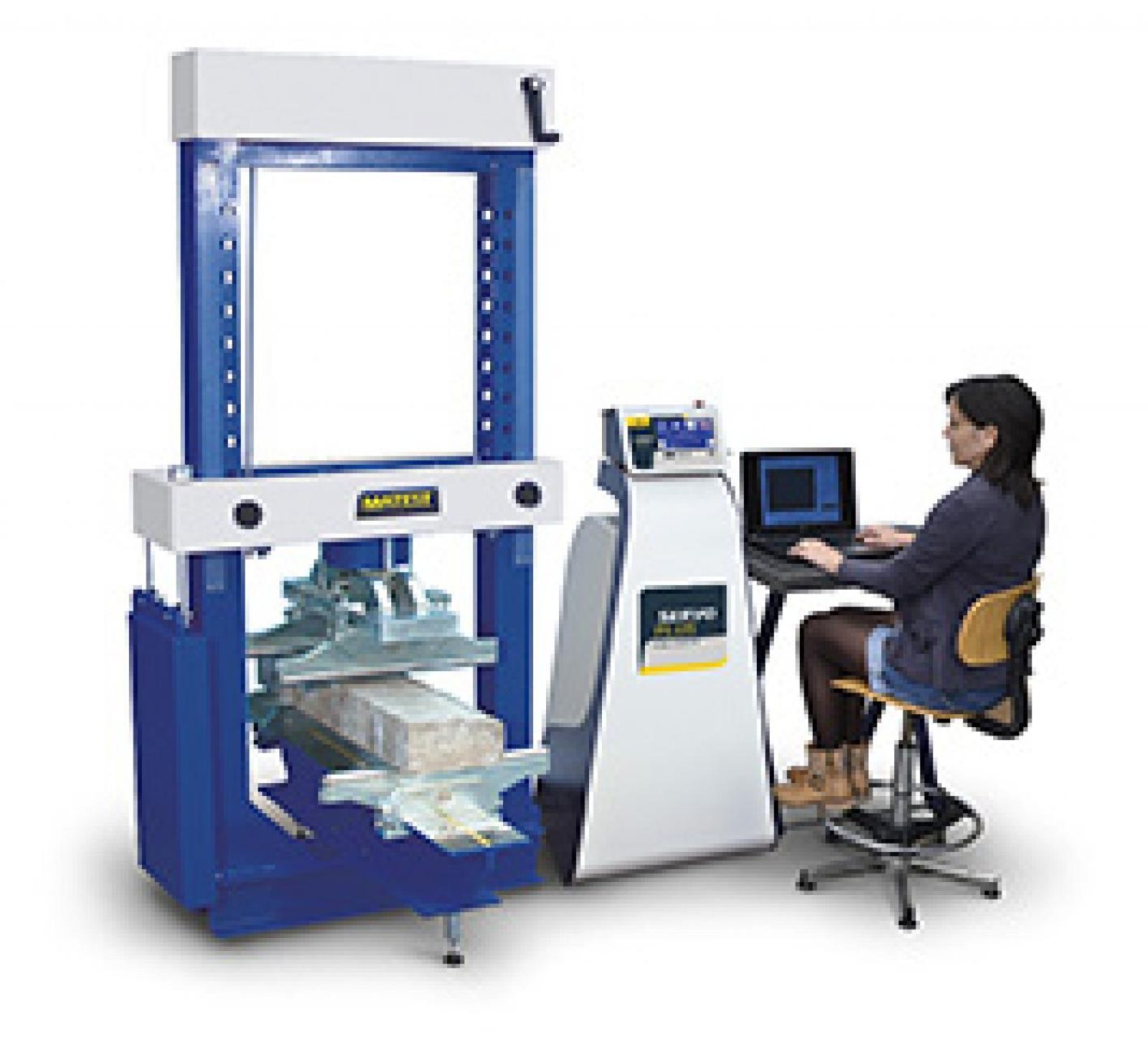 Concrete flexural and transverse machine 150 kN automatic,… | MacBen