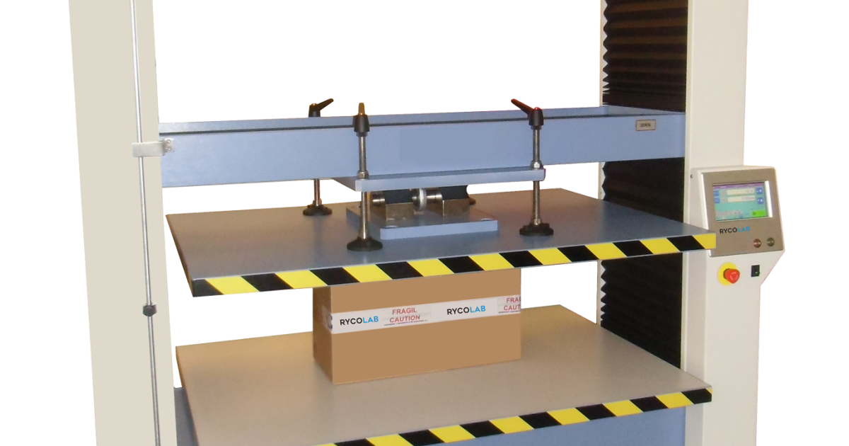 Box compression tester | Measuring top load / stacking | BCT | Rycobel